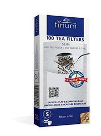 Finum Slim Tea Filters, 100 Count - Kitchen & Company
